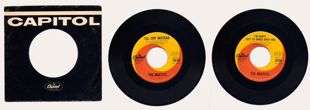The Capitol 6000 website - The Beatles - Original pressed 45s in Canada ...