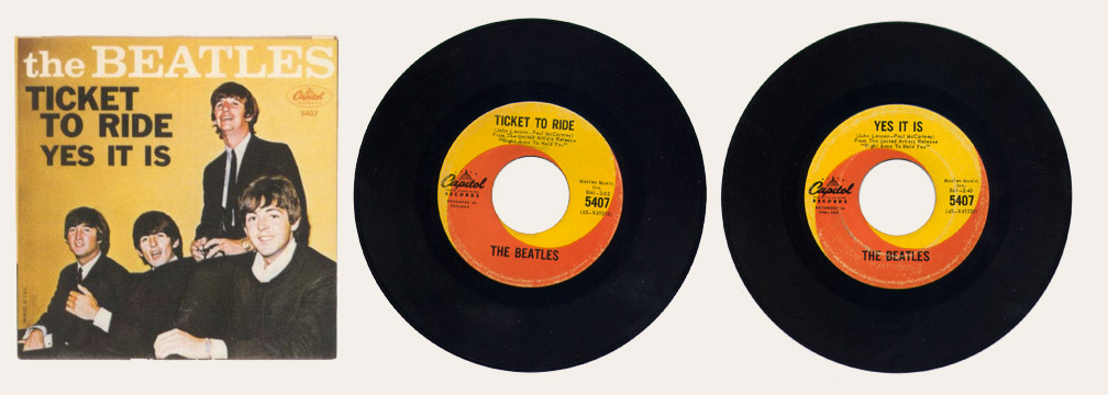 The Capitol 6000 website - The Beatles - Original pressed 45s in Canada ...